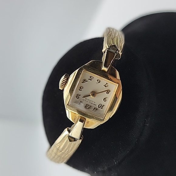 Hamilton | Accessories | Hamilton Ladies Working K Gold Watch | Poshmark